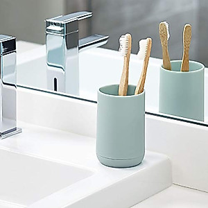 iDesign Cade Bathroom Accessories, Soft Aqua