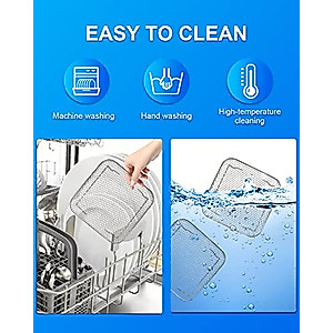 Air Fryer Rack for Instant Vortex COSORI NUWAVE Air Fryer Oven- 304 Stainless Steel Three Stackable Dehydrator Rack Toast Rack Stand Accessories