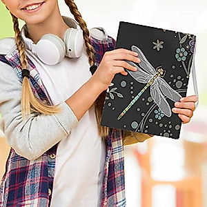 KUIFORTI Novelty Dragonfly Book Covers for Paperback,Book Protector Boys Girls Textbook Notebook Pouch Sleeves 9 * 11 Inch Book Cover Paper Decorative for Home School Office