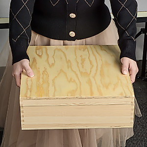 Large Soap Molds, 8L/282oz Rectangle Silicone Liner for 18 Bar Mold with Wooden Box and Lid,DIY Handmade Soap Making Tools