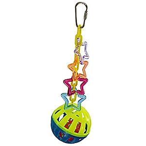 Bonka Bird Toys 1569 Starlink Ball Bird Toy Parrot cage Toys Cages Cockatiel Conure Parakeet