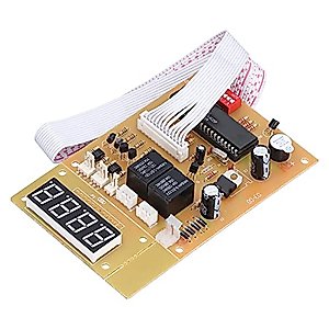 Control Timer Controller Board 4 Digits Coin Operated Timer for Coin Acceptor Selector, Pump Water, Washing Machine, Vending Machine(4-Position Control Board)