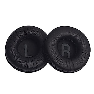 Aiivioll Replaceable Foam Headphone Cover Compatible with Tune 500(T500BT), Tune 450(T450), Tune600BTNC, TUNE510 (T510BT) Wireless Headphone (Wrinkled Leather Print, Black)