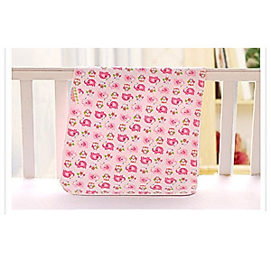 Monvecle 4pcs Pack Baby Infant Waterproof Cotton Changing Pads Washable Resuable Diapers Liners Mats (4pcs Pack-18"x12")