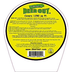 Deer Out Deer Repellent - Starter Combo Kit: 40oz Ready to Use Spray & 32oz Concentrate