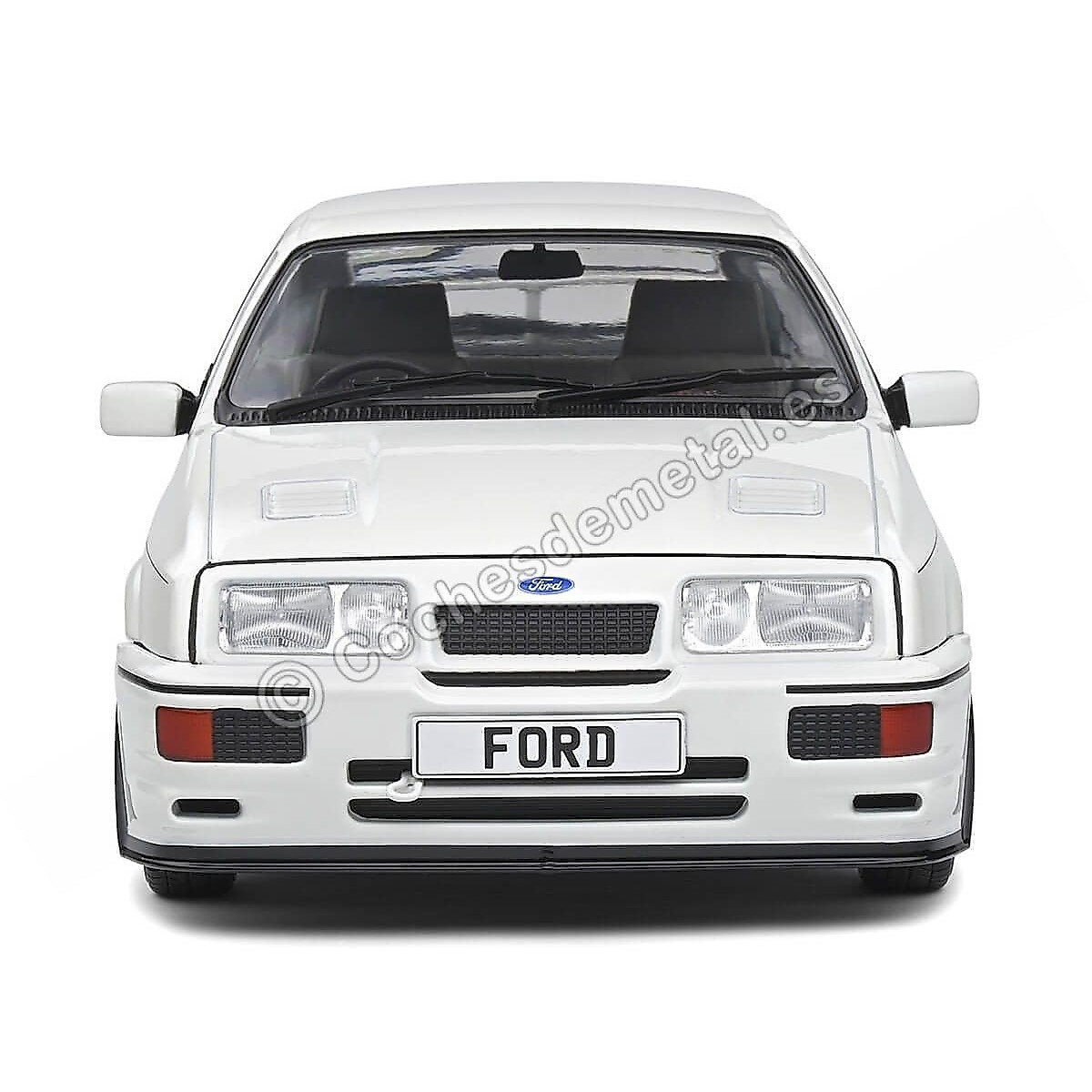 Solido S1806104 1:18 1987 Sierra RS500-White Ford Collectible Miniature car, White
