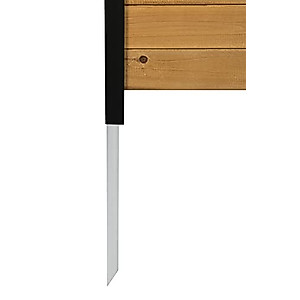 Enclo Privacy Screens EC18008 Richmond Wood Outdoor Privacy Fence Screen No-Dig Kit 38" W x 42" H, Cedar (2 Panels)