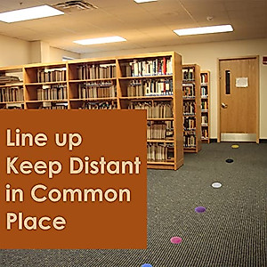 MR-LABEL – 4" Rewritable Carpet Markers – 9-Color Carpet Spots - Circle Spot Markers for Preschool Classroom - Line Up Dots -Carpet Dots for Teacher Supplies|family Games|homeschooling(36 pcs)