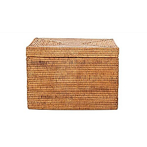 Kouboo La Jolla Rattan Box, Honey-Brown