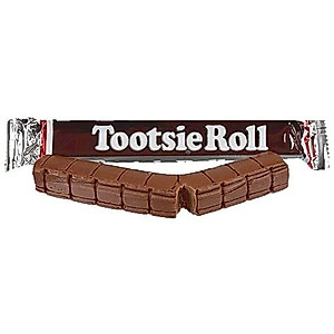 King Size Tootsie Rolls - 12 Count - Original Tootsie Roll Chocolate Flavored Chewy Candy Snack Bars - Classic American Candy Bulk Pack - Individually Wrapped, 28 oz.