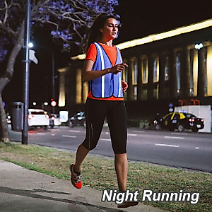 KAYGO Reflective High Visibility Safety Vest, KG0008-10 Silver Stripe, for Men and Women, Pack of 1(Pink)