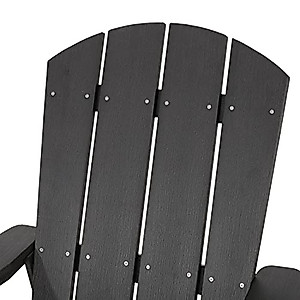 Christopher Knight Home Culver Adirondack Chair, Black