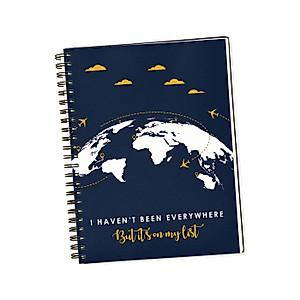 Travel Journal for Women- Vacation Planner- Travel Packing List- Travel Notebook with Budget Sheet, Diary, and Expense Tracker- Travel Journal for Couples-Vacation Journal- Summer Planner- Travel Gift