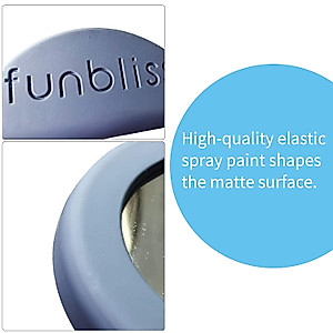 Funbliss Baby Mirror for Car, Safety Car Seat Mirror for Baby Rear Facing with Anti-vibration, Shatterproof, Crash Tested and Certified,Black