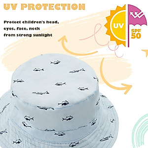 Durio Baby Sun Hat Sun Protection Baby Hats Double Sides Toddler Sun Hats Cap Summer Beach UPF 50+