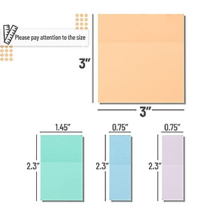 Mr. Pen- Transparent Sticky Notes, 200 pcs, Pastel Colors, See Through Sticky Notes, Sticky Notes Transparent, Sticky Notes Clear, Annotation Sticky Notes, Bible Sticky Notes, Sticky Notes for Books