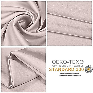 Jocoku 100% Mulberry Silk Pillowcases Set of 2 for Hair and Skin and Super Soft and Breathable Standard Size Nature Silk Pillowcases (Standard, Apricot Gray)