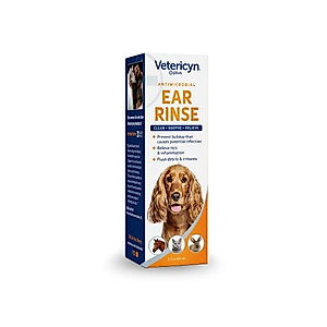 Vetericyn Plus Dog Ear Rinse | Dog Ear Cleaner to Soothe and Relieve Itchy Ears, Safe for Cat Ears, Rabbit Ears, and All Animal's Ear Problems. 3 ounces