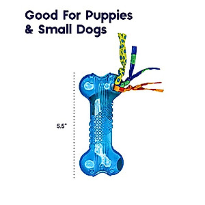 Petstages Orka Mini Bone Royal Blue Dog Chew Toy