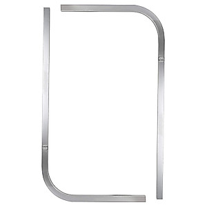 ECOTRIC One Pair Boat Trailer Square Guide On Poles Aluminum 1 1/2" Square 46" Tall Pair