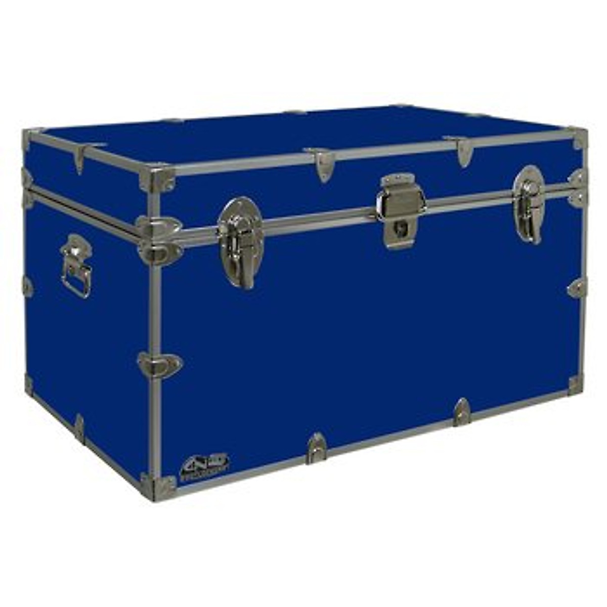 C&N Footlockers - XL Graduate Storage Trunk - Made in the USA - STEEL Footlocker for College Dorm Room & Summer Camp - 32 x 18 x 18.5 Inches (Dark Green)