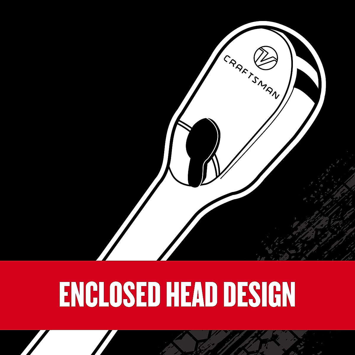 CRAFTSMAN V-SERIES Ratchet Set, Flexible Head, Comfort Grip, 3 Piece (CMMT86506V)