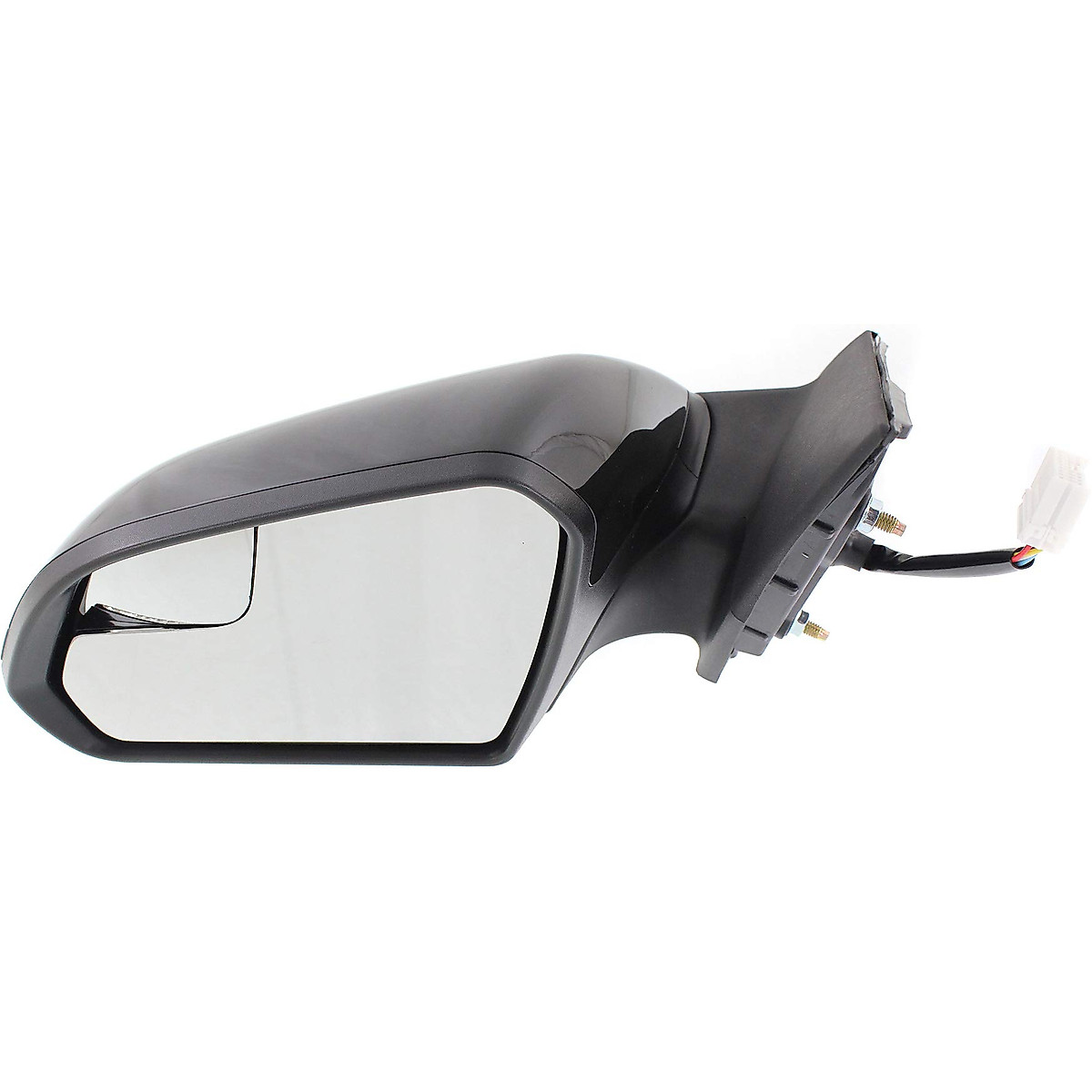 Kool-Vue Mirror Compatible with 2015-2017 Hyundai Sonata Driver Side In-housing Signal Light, Manual Folding, Heated, Paintable, With Blind Spot Detection in Glass, Power Glass