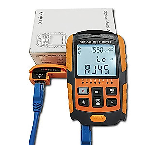YICIZOL 30km Visual Fault Locator,Optic Fiber Power Meter with FC,SC Connector, Optic Fiber Cleaver and FC/UPC(Male) to LC/UPC(Female) Adapter FTTH Tool Kits for CATV Engineering (YC-6S)