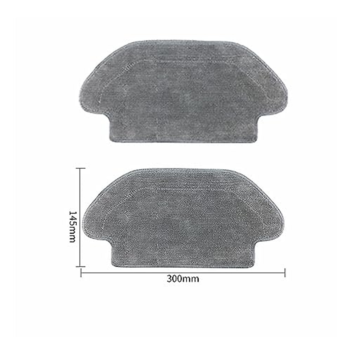 EtliN Compatible with Xiaomi Mijia Mi STYJ02YM Robot Parts Robot Vacuum Cleaner Cleaning Cloth Wet Mop Pro Accessories (Color : 2pcs)