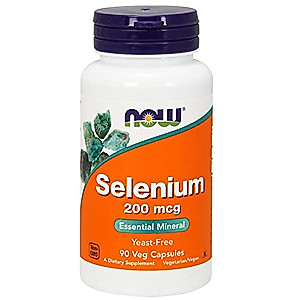 NOW Supplements, Selenium (L-Selenomethionine) 200 mcg, Essential Mineral*, 90 Veg Capsules