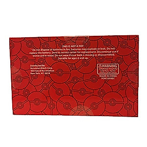 Accutime Kids Pokemon Educational Learning Smart Watch Toy with Interchangeable Straps for Boys, Girls - Selfie Cam, Learning Games, Alarm, Calculator (Model: POK40031AZ)