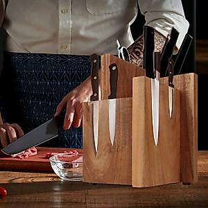 Uniharpa Home Kitchen Magnetic Knife Block, Knife Holder Magnetic Stands with Strong Enhanced Magnets & Anti Slip Feet, Multifunctional Storage Knife Holder.