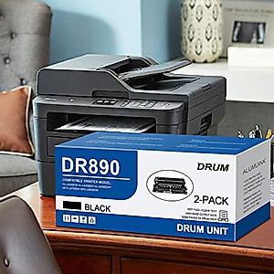 HL-L6400DW Drum Unit DR890 DR-890: 2 Pack DR-890 DR890 Drum Unit Replacement for Brother DR890 HL-L6250DW L6400DW L6400DWT MFC-L6750DW L6900DW Printer Ink