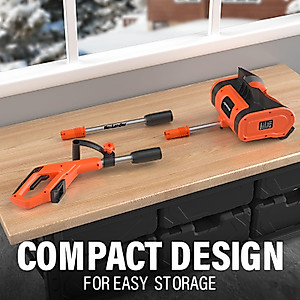 MAXLANDER Cordless Snow Shovel, 20V 11-Inch Electric Battery Snow Blower with Adjustable Handle (4.0Ah Battery, Charger and Cover Included)