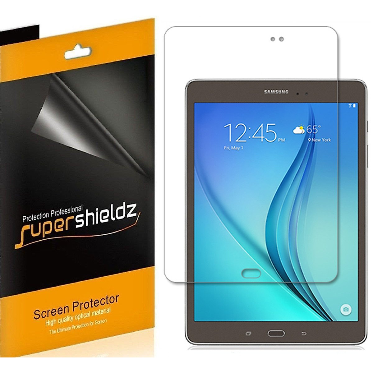 Supershieldz (3 Pack) Designed for Samsung Galaxy Tab A 8.0 inch (2015) (SM-T350 Model Only) Screen Protector, High Definition Clear Shield (PET)