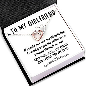 Harmony Gift Sentimental gift for girlfriend, things to buy for girlfriend, Christmas, Valentine, necklaces for girlfriend, love gifts for gf romantic