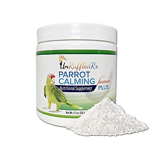 UnRuffledRx Parrot Calming Formula Dietary Supplement for Birds 4 oz. (300 Servings)