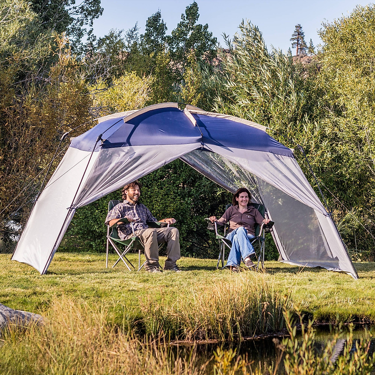 OZARK TRAIL Ozark Trail 13 x 9 Screen House with One Large Room, Blue