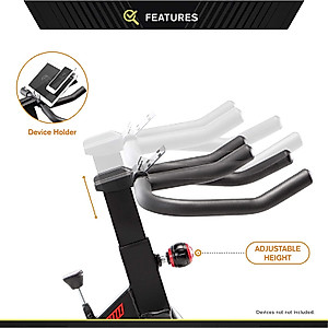 Circuit Fitness Club Revolution Cycle for Cardio Exercise - Red