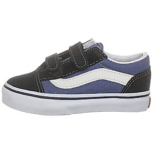 Vans Unisex Old Skool V Active, Navy, 10 M US Toddler
