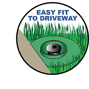 GRASSHOLE - Sprinkler Head Protection (10-Pack) Sprinkler Donut, Lawn Sprinkler Guard, Plastic Donuts for Sprinkler Heads