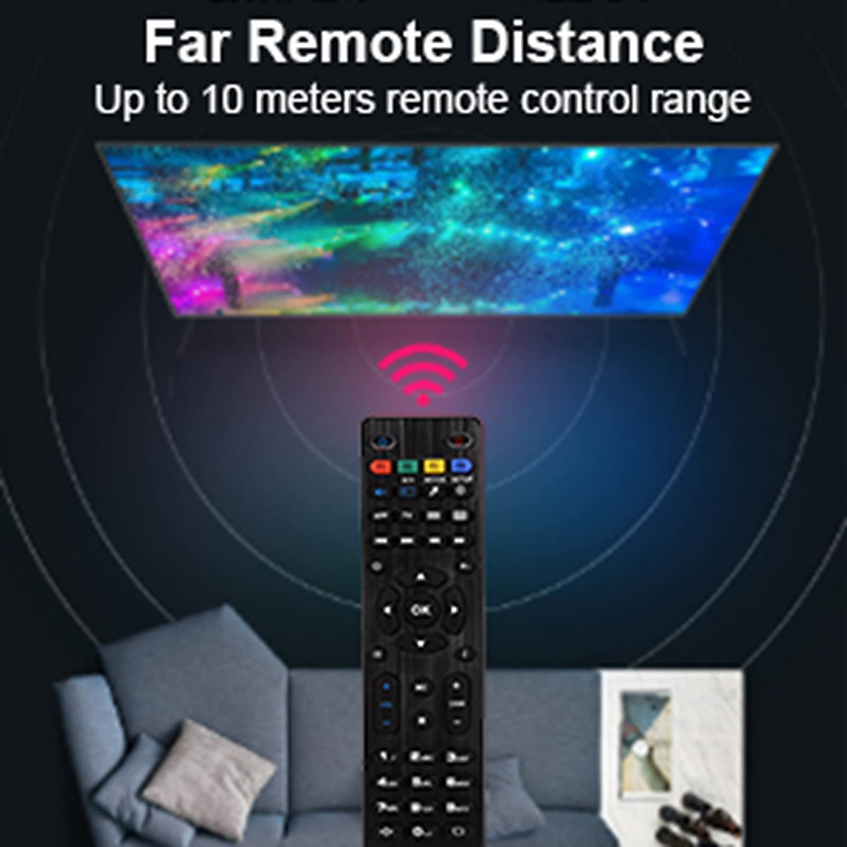 Replacement TV Box Remote Control Universal Remote Controller for Mag 250 254 255 260 261 270 IPTV TV Box