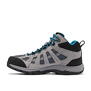 Columbia Men's Redmond III Mid Waterproof Hiking Shoe, Graphite/Black, 10.5 Wide