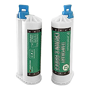 Dental Temporary Crown & Bridge 10:1 (Shade A2) Material Dental (1 Cartridge)