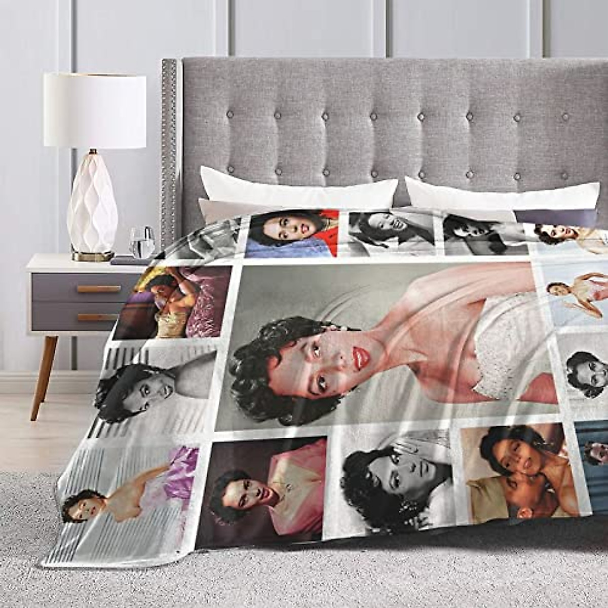 Dorothy Music and Dandridge Blanket Soft Warm Flannel Fleece Blanket Throw Blankets for Bed Couch 80"x60"