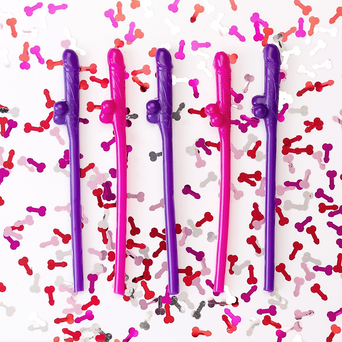 xo, Fetti Bachelorette Party Straws and Confetti | Bachelorette Party Decorations, Bridal Shower Supplies