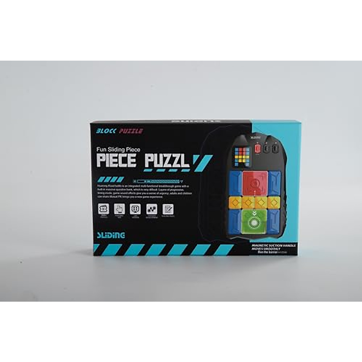 TEMI Super Slide Games Sliding Block Puzzle 500+ Level Slide Puzzle Game Travel Fidget Toys Handheld Games Console Learning Games Brain Teaser Puzzles for All Ages