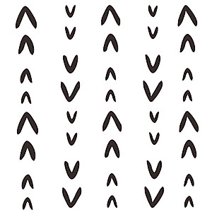 Geometric Wall Decals Arrow Wall Stickers Modern Wall Decal Minimalist Stripes Wall Stickers Removable Peel and Stick Wall Decals for Nursery Bedroom Living Room