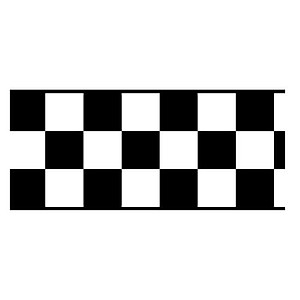 Checkered Flag Cars Wallpaper Border-4.5 Inch (Black Edge)