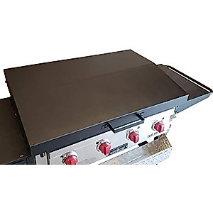 Backyard Life Gear Hinged Cover Lid for Camp Chef FTG600 Flat Top Griddle - Black